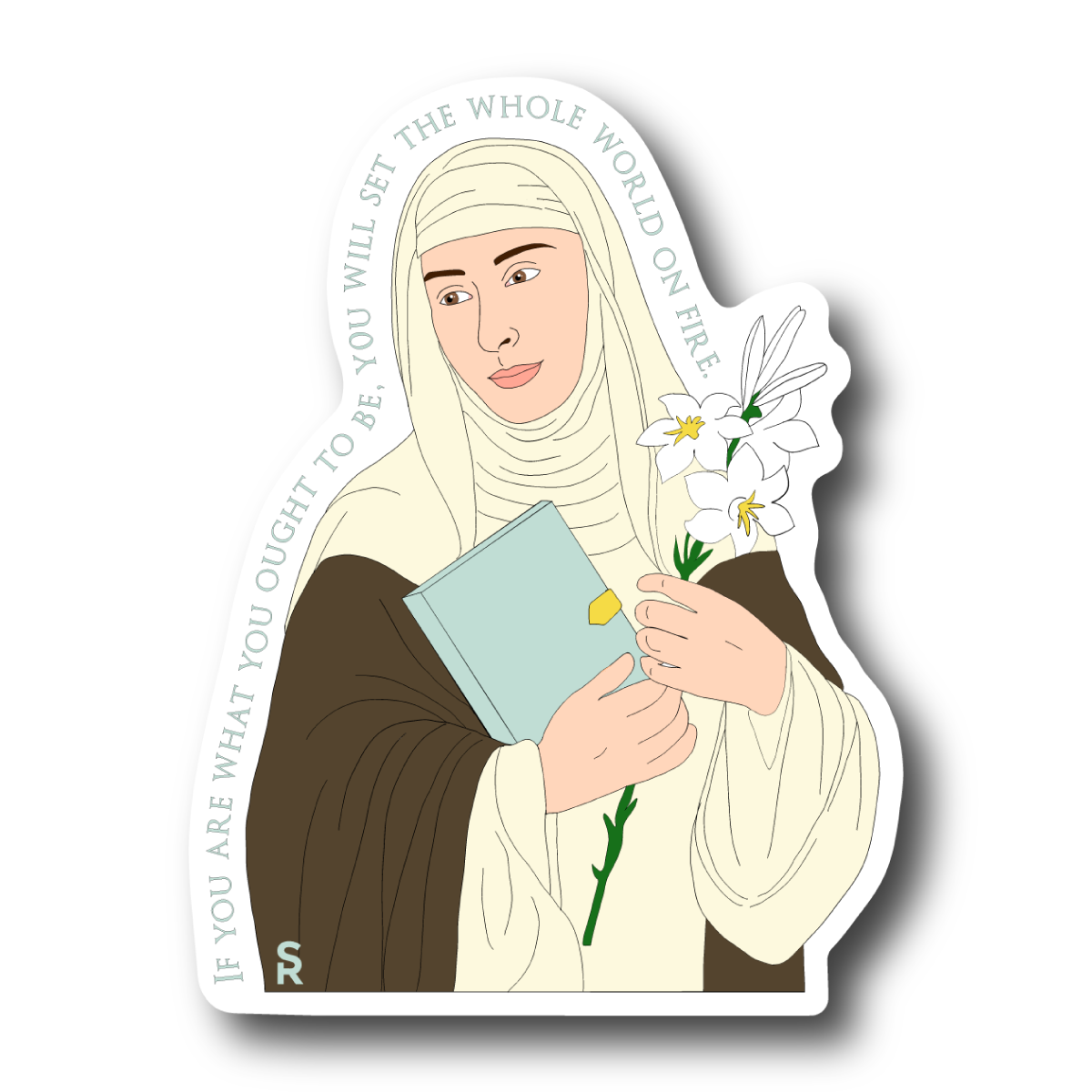 St Catherine Of Siena Clip Art St. Catherine Of Siena Vector By