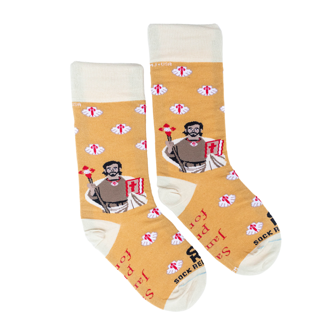 St. James Adult Socks | Sock Religious | Saint Socks, Religious Socks ...