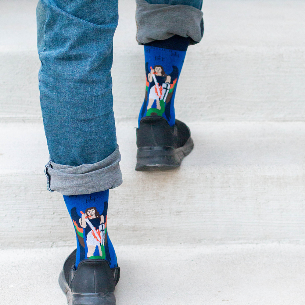 St. Michael the Archangel Adult Socks | Sock Religious | Catholic Gifts ...