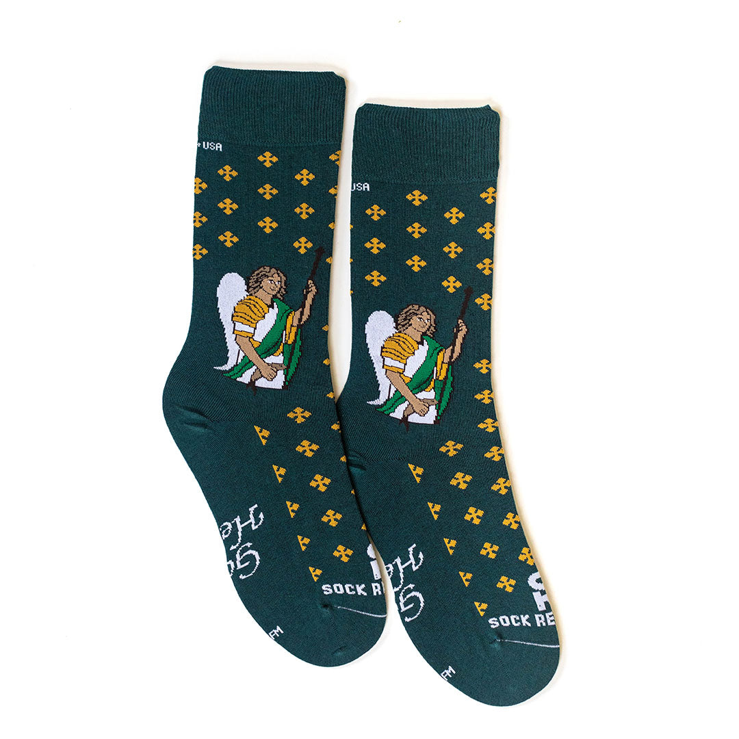 St. Raphael Adult Socks | Sock Religious | Catholic Gifts: Saint Socks ...