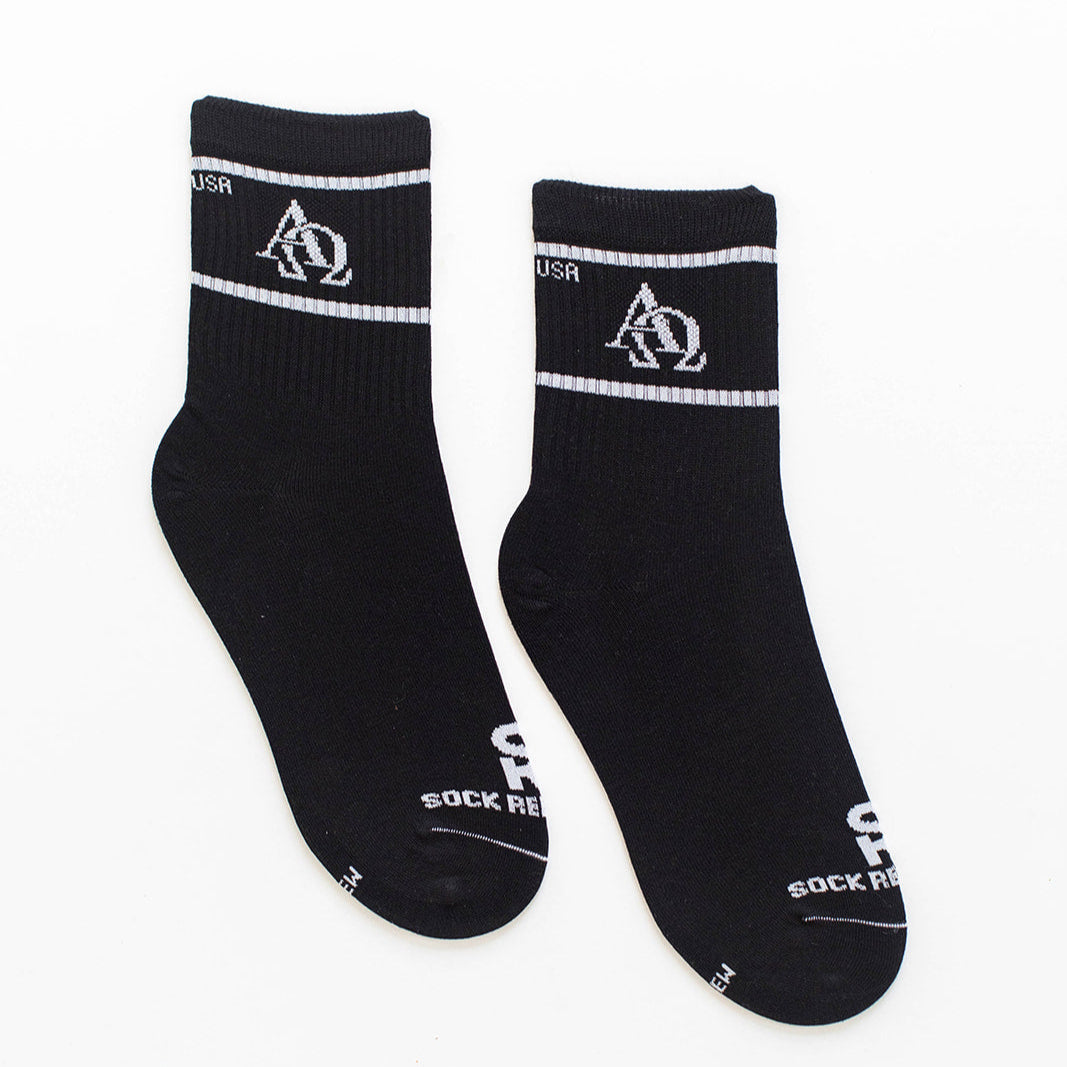 Alpha & Omega Adult Crew Socks | Sock Religious | Catholic Gifts: Saint ...