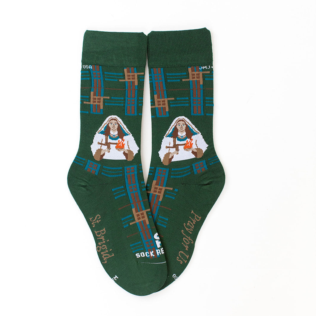 St. Brigid Adult Socks | Catholic Gifts