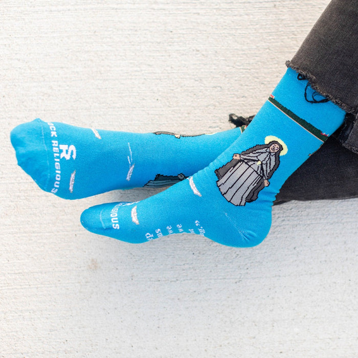 St. Frances Xavier Cabrini Adult Socks | Sock Religious | Saint Socks ...