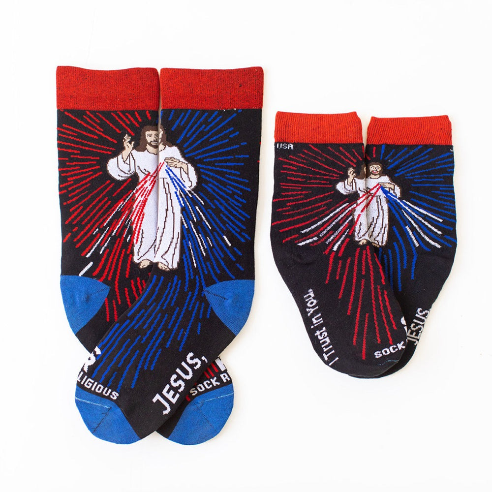 Divine Mercy Socks | Sock Religious | Lent Socks , Papal Socks , Pope ...
