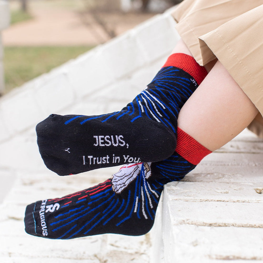 Divine Mercy Socks | Sock Religious | Lent Socks , Papal Socks , Pope ...