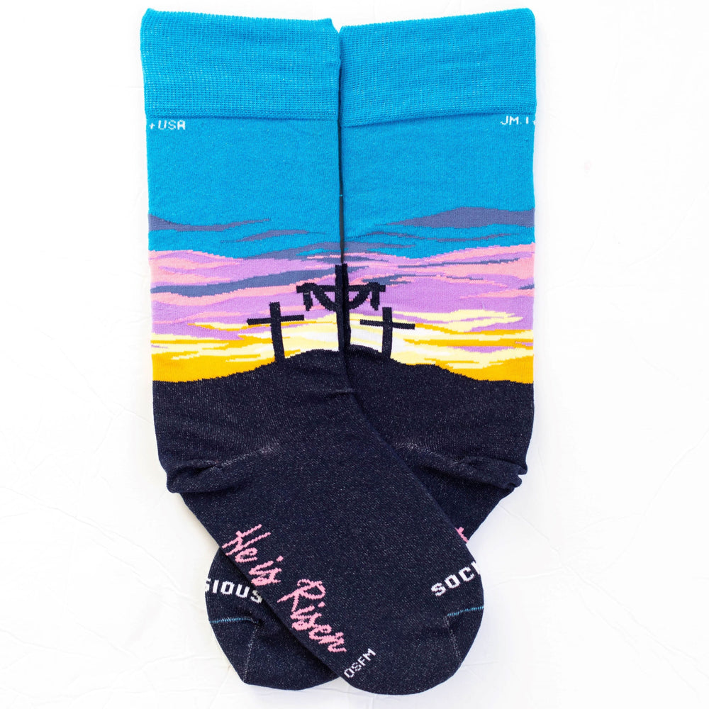 Easter Sunrise Adult Socks | Sock Religious | Easter Socks , Papal ...