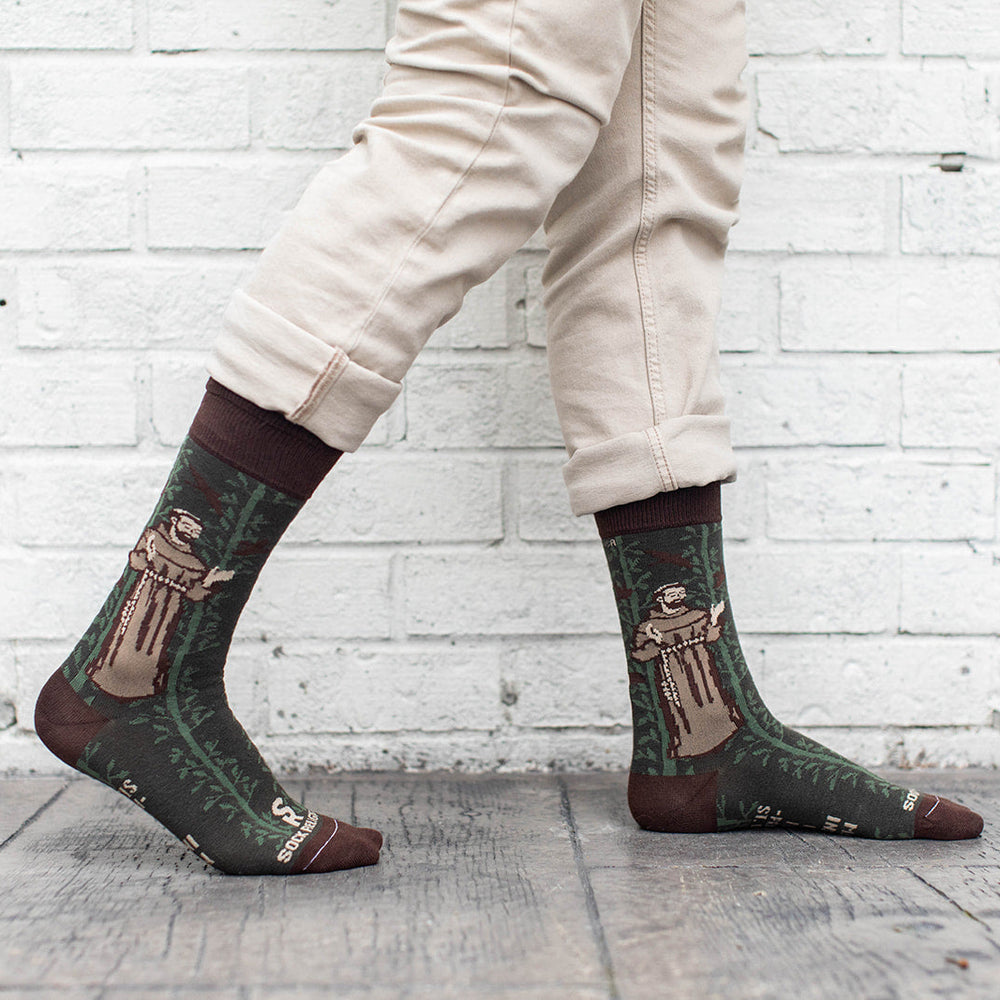 St. Francis of Assisi Adult Socks | Inspiring Catholic Gifts & Apparel