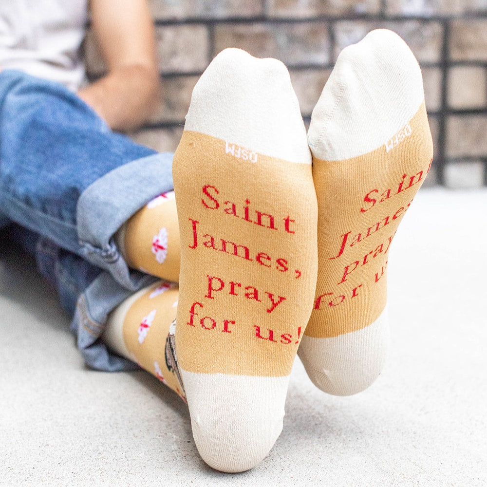 St. James Adult Socks | Sock Religious | Saint Socks, Religious Socks ...