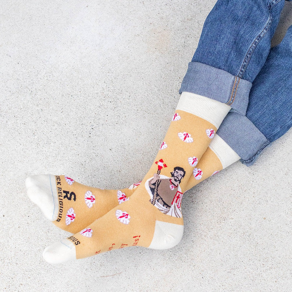 St. James Adult Socks | Sock Religious | Saint Socks, Religious Socks ...