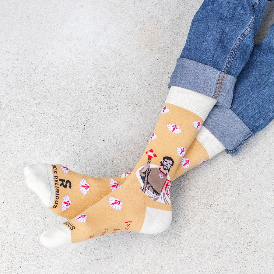 St. James Adult Socks | Sock Religious | Saint Socks, Religious Socks ...
