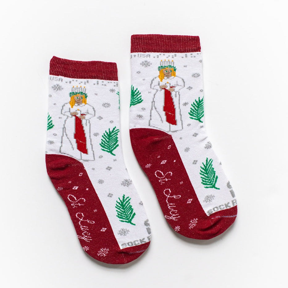 St. Lucy Kids Socks | Sock Religious | Lent Socks , Papal Socks , Pope ...