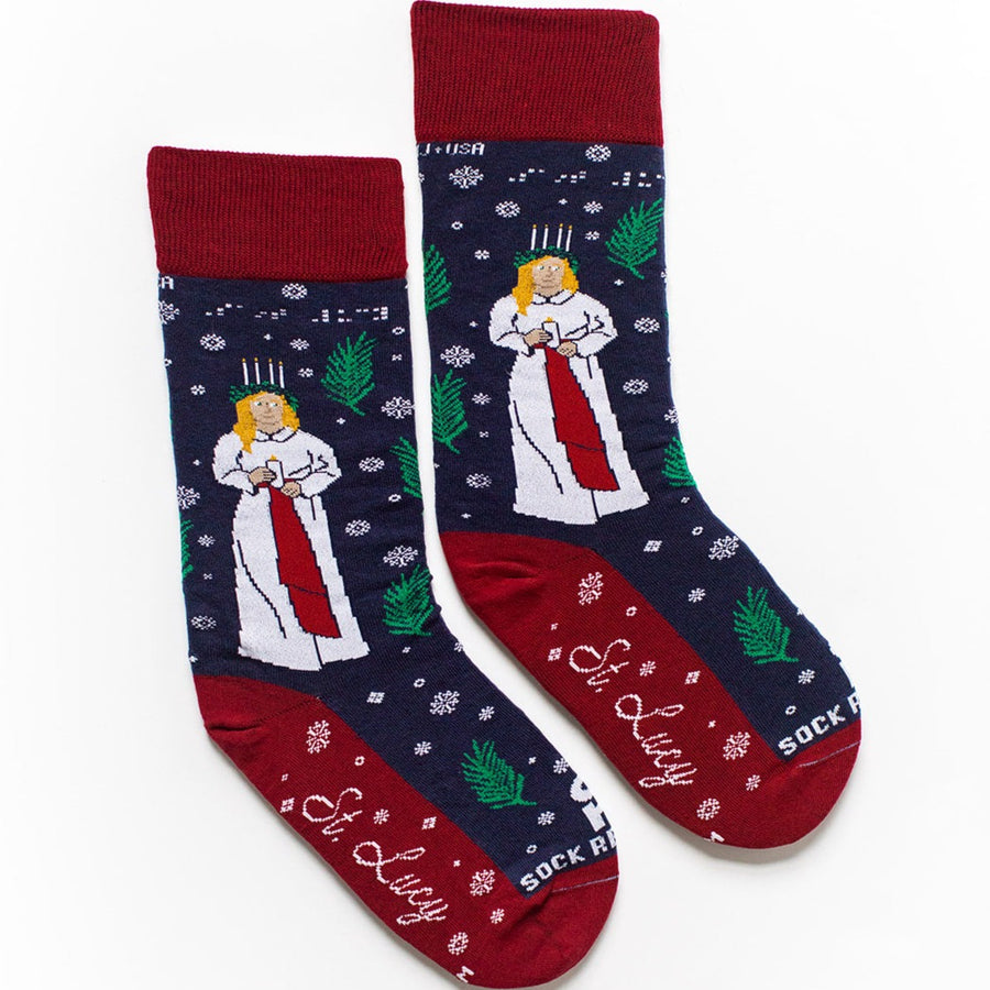 St. Lucy Socks | Sock Religious | Lent Socks , Papal Socks , Pope Socks ...