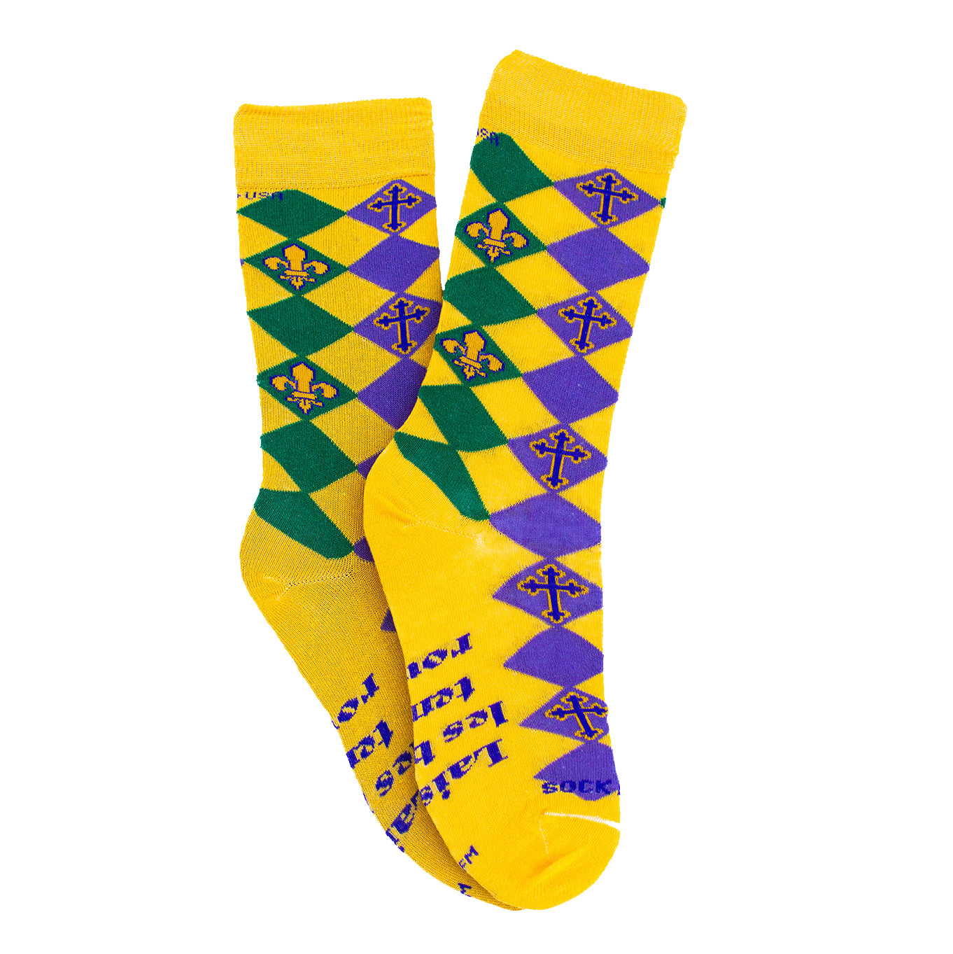 Mardi Gras Socks | Sock Religious | Lent Socks , Papal Socks , Pope ...