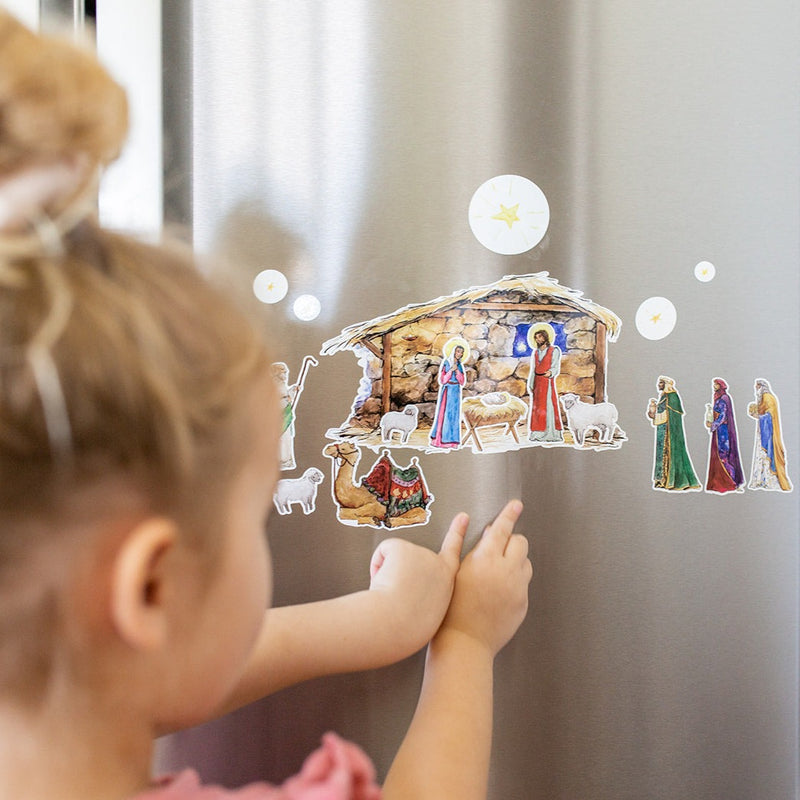 Nativity Cling Set | Catholic Gifts & Home Decor