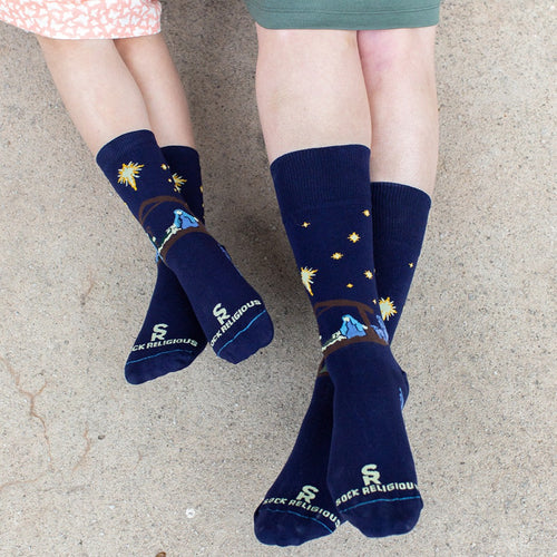 Nativity Kids Socks | Sock Religious | Lent Socks , Papal Socks , Pope ...