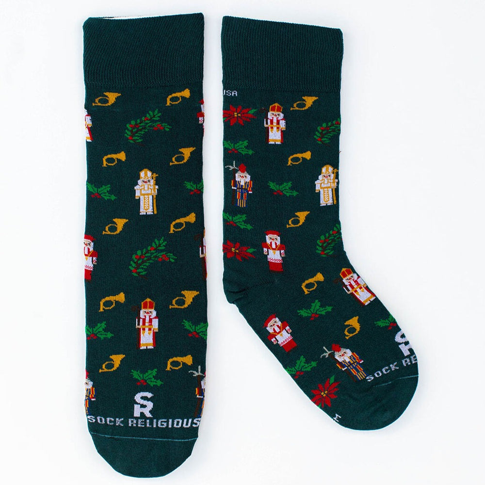 Holy Nutcracker Socks | Sock Religious | Lent Socks , Papal Socks ...