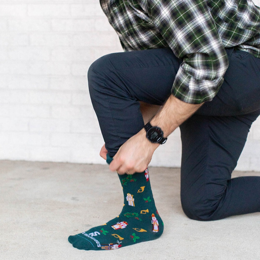 Holy Nutcracker Adult XL Socks | Sock Religious | Lent Socks , Papal ...