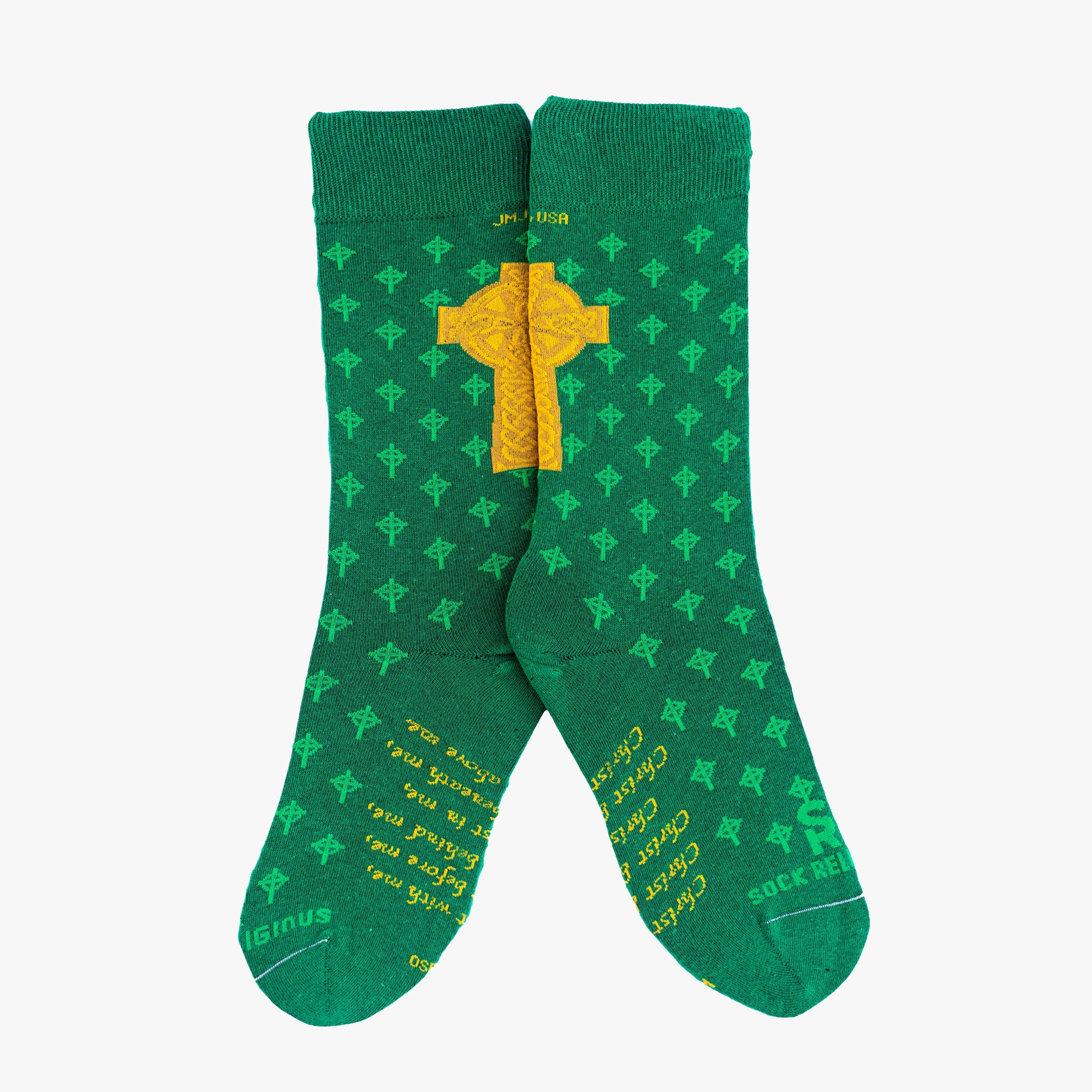 St. Patrick High Cross Socks | Catholic Irish-Inspired Socks
