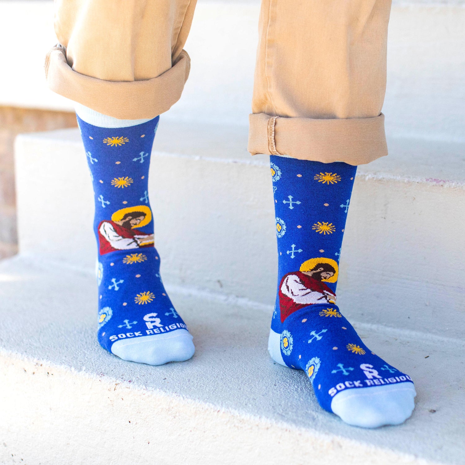 St. Luke Adult Socks | Catholic Socks & Gifts