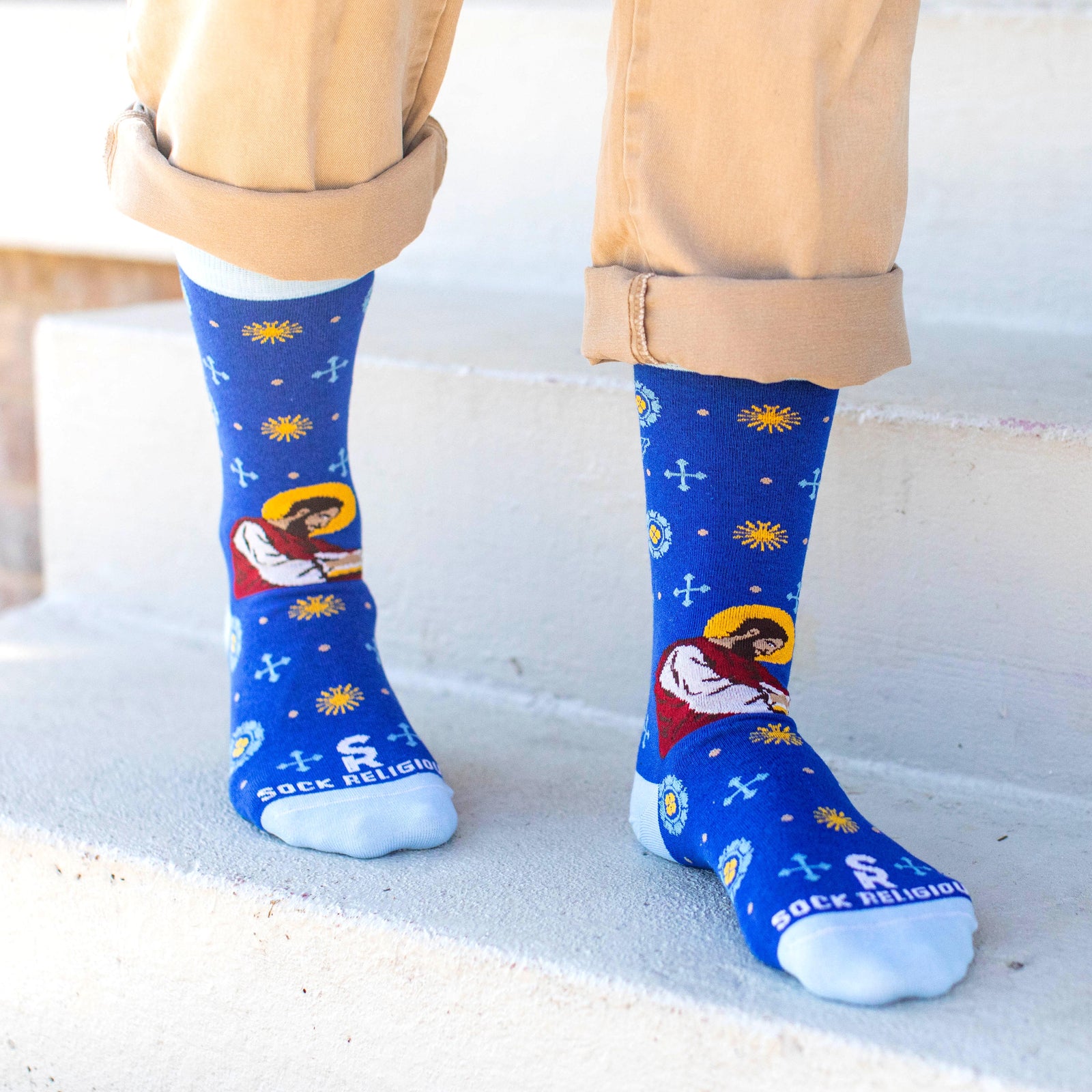 St. Luke Adult Socks | Catholic Socks & Gifts