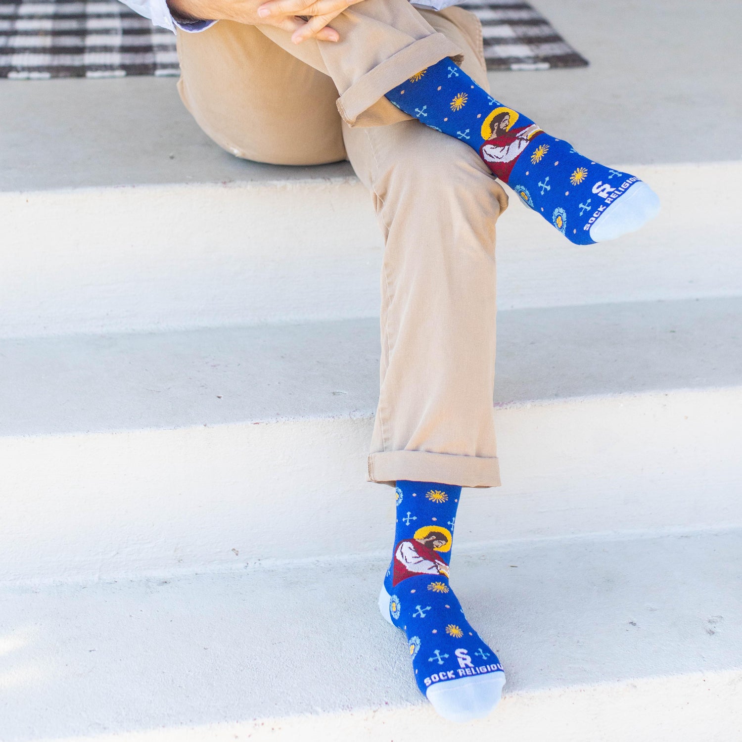 St. Luke Adult Socks | Catholic Socks & Gifts
