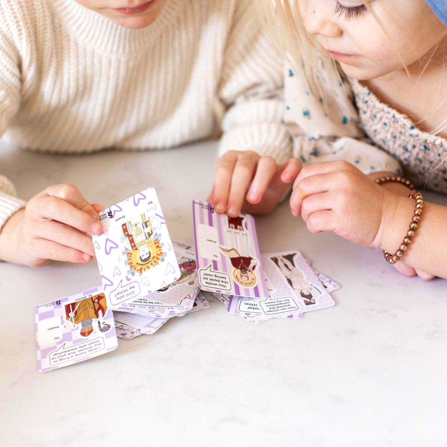 Catholic Valentines Sticker 20-Pack | St. Joseph, St. Gianna and more!