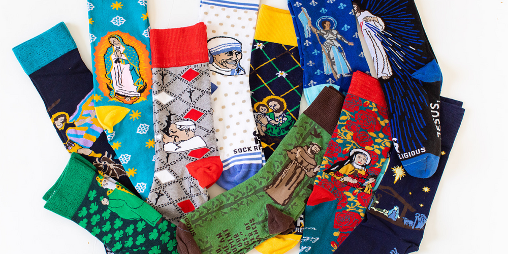 Sock Religious | Catholic Socks, Pope Socks, Jesus Socks, Saint Socks