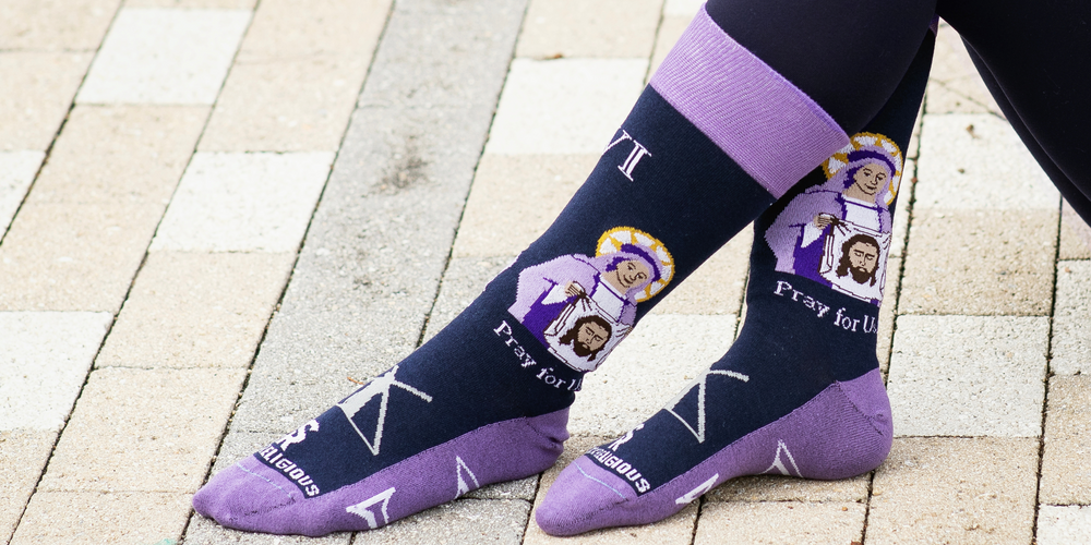 Sock Religious | Catholic Socks, Pope Socks, Jesus Socks, Saint Socks