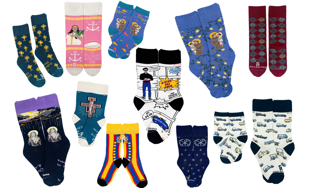 Sock Religious | Catholic Socks, Pope Socks, Jesus Socks, Saint Socks