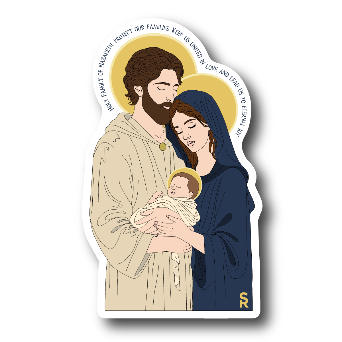 Holy Family Sticker | Catholic Stickers & Gifts