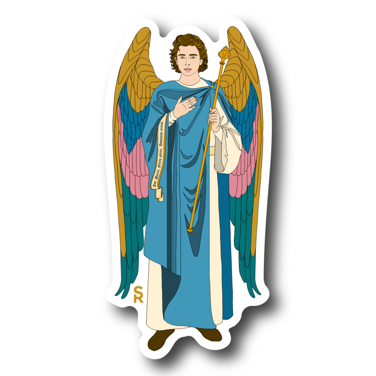 St. Gabriel Sticker | Sock Religious | Catholic Gifts: Saint Socks, T ...