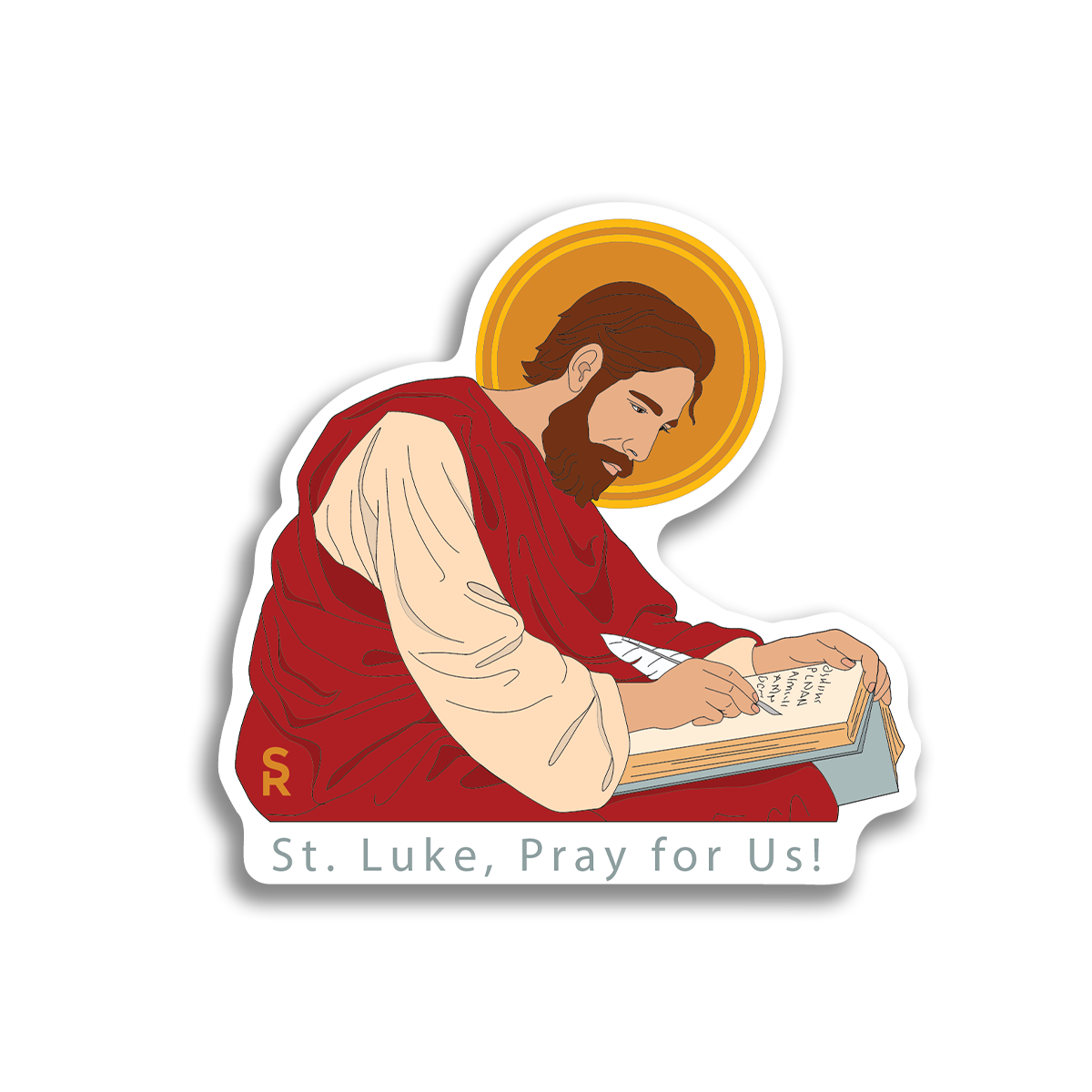 St. Luke Sticker | Fun Catholic Art & Inspiration