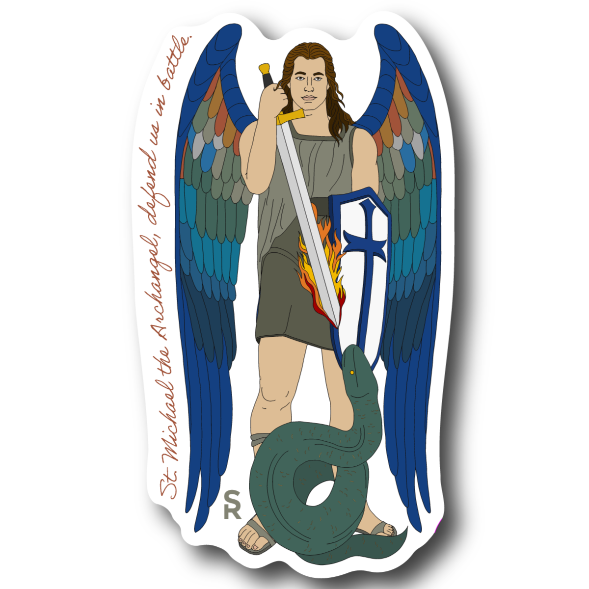 St. Michael the Archangel Sticker 10-pack | Sock Religious | Catholic ...