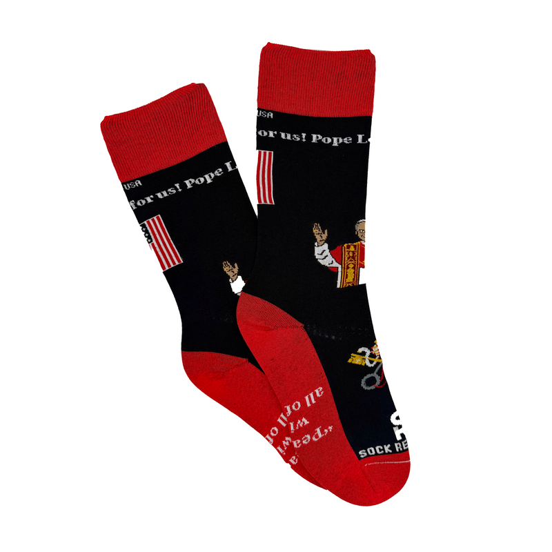 Pope Leo XIV Collection | Sock Religious | Catholic Gifts: Saint Socks ...