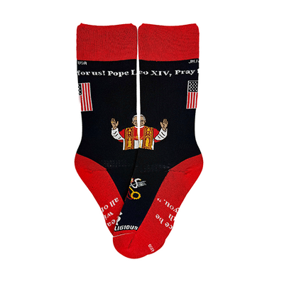 Pope Leo XIV Collection | Sock Religious | Catholic Gifts: Saint Socks ...