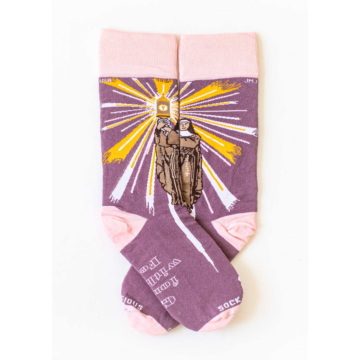 St. Clare of Assisi Socks | Sock Religious | Catholic Socks
