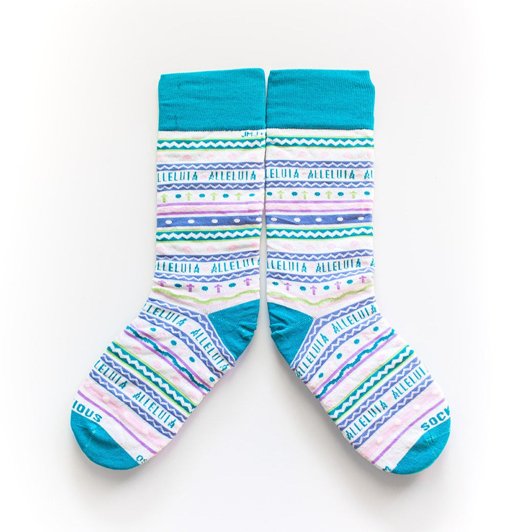 Easter Egg Socks | Sock Religious | Lent Socks, Papal Socks, Pope Socks ...